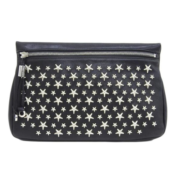 Jimmy Choo | Bags | Jimmy Choo Philippa Star Studs Clutch Bag Second ...